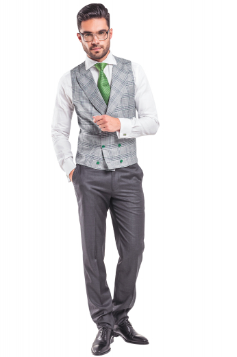 Mens custom vest, waistcoat - tailor made to measure